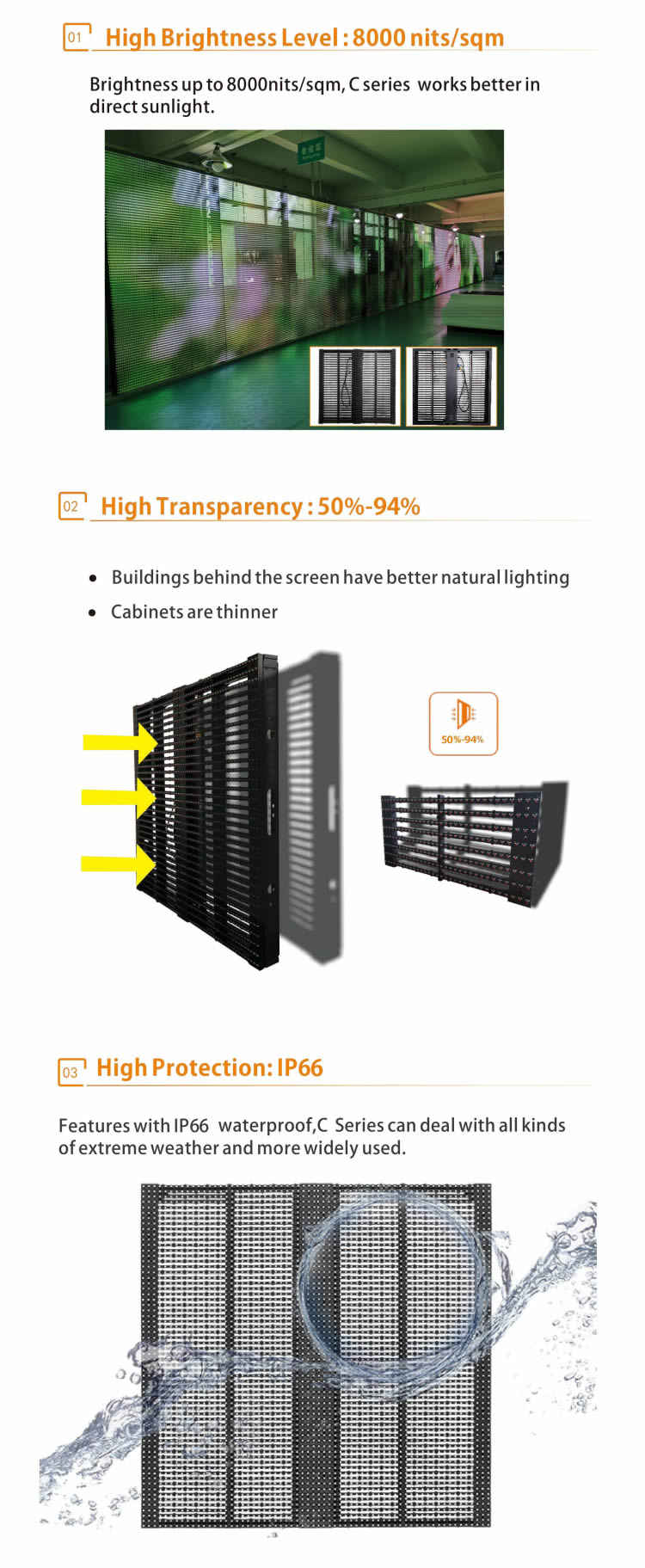 Transparent Mesh-LED Display | LED Video Wall | Trusted LED display ...